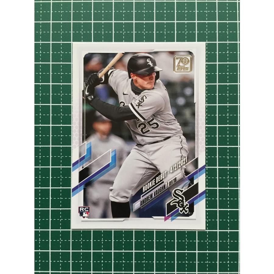 ★TOPPS MLB 2021 UPDATE #US140 ANDREW VAUGHN[CHICAGO WHITE SOX]ベースカード「RD」ルーキー RC★ : 2021-mlb ...
