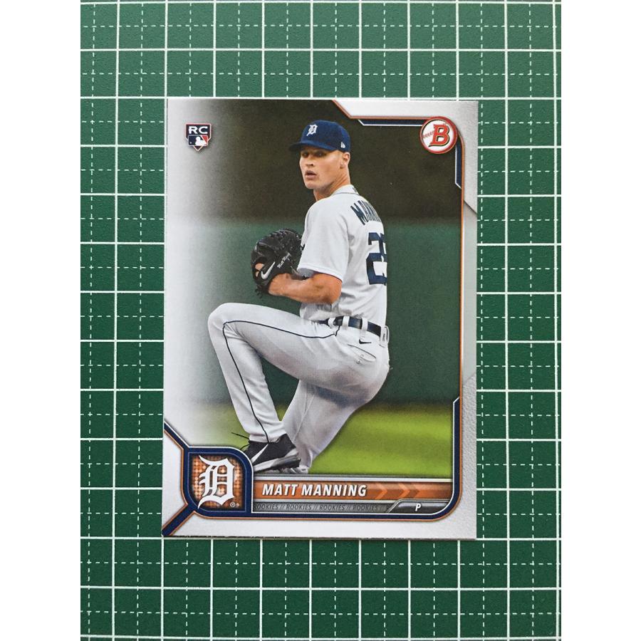 ★TOPPS MLB 2022 BOWMAN #58 MATT MANNING[DETROIT TIGERS]ベースカード「BASE」ルーキー ...