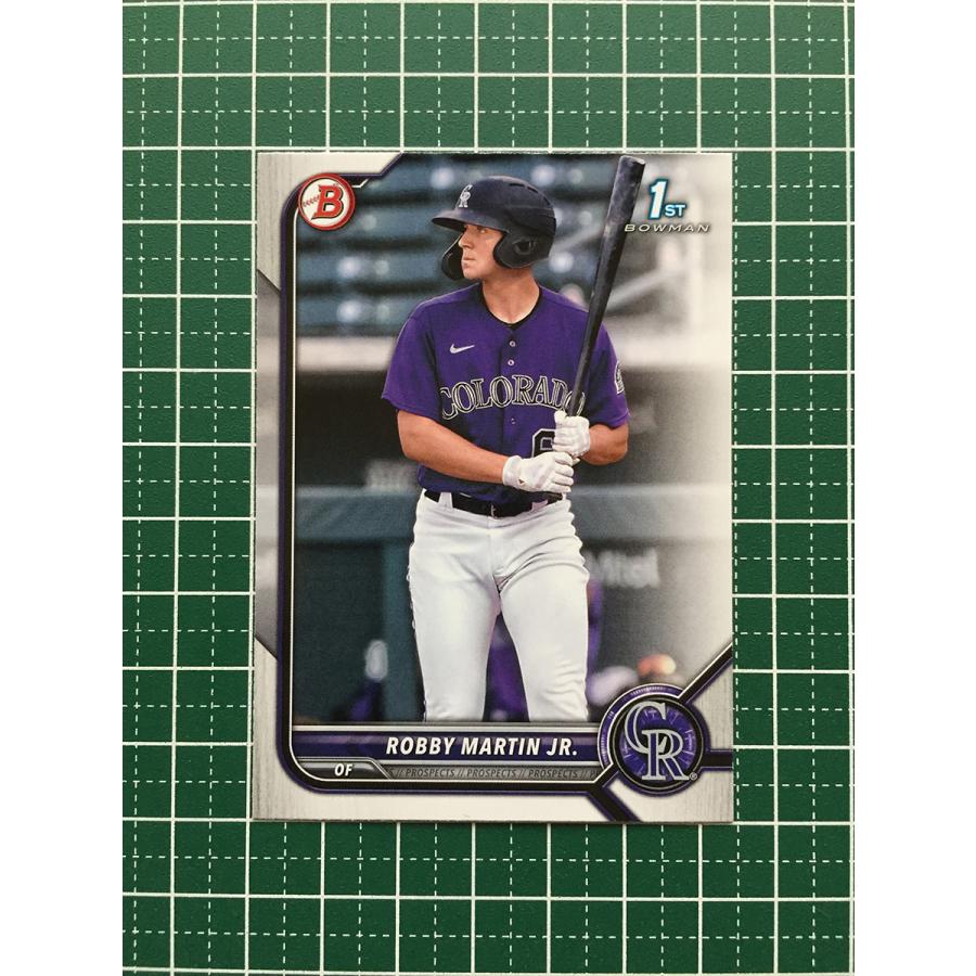 ★TOPPS MLB 2022 BOWMAN #BP-43 ROBBY MARTIN JR.[COLORADO ROCKIES]ベースカード ...