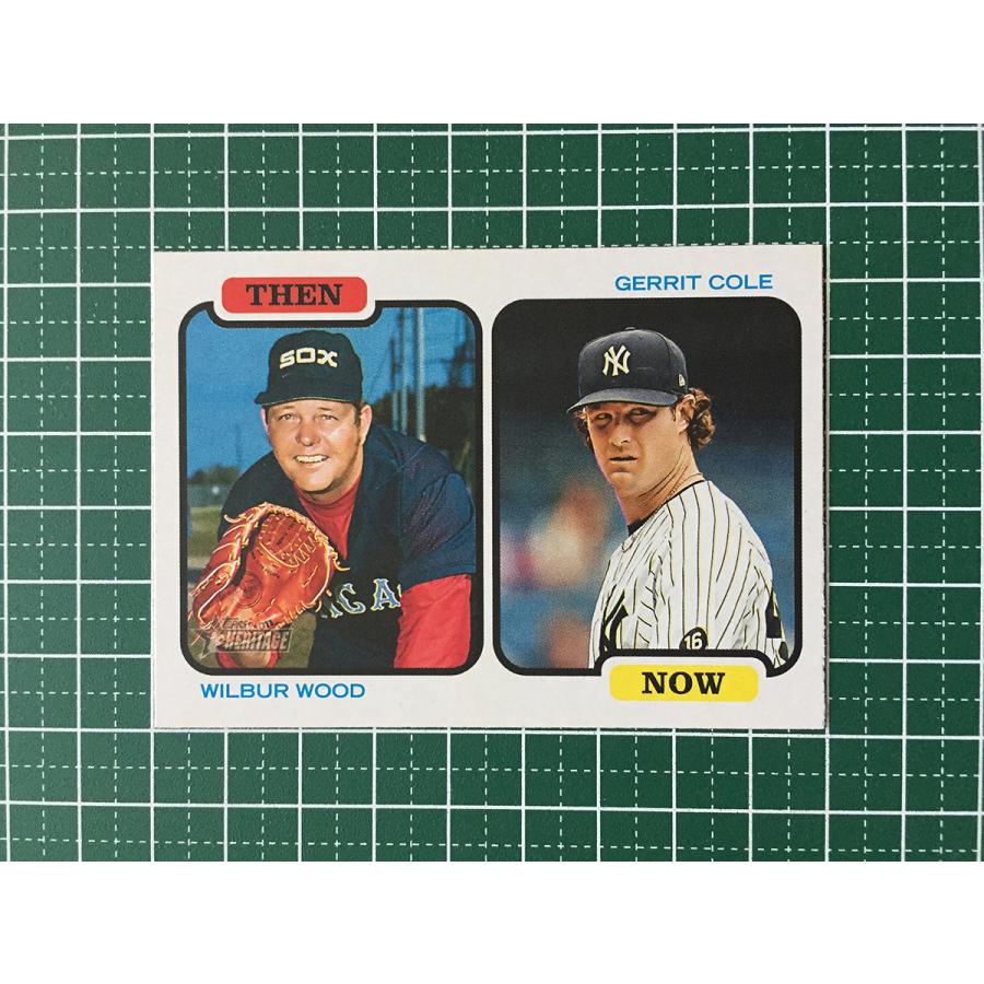 ★TOPPS MLB 2022 HERITAGE #TAN-WC WILBUR WOOD／GERRIT COLE[WHITE SOX ...