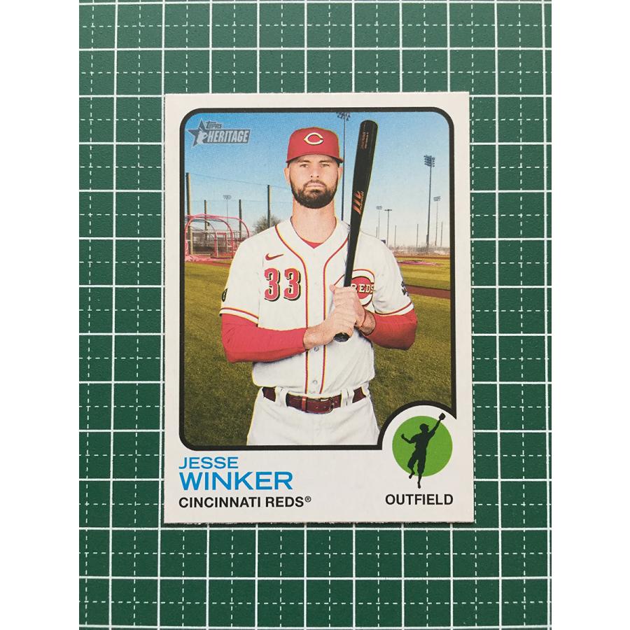 ★TOPPS MLB 2022 HERITAGE #315 JESSE WINKER[CINCINNATI REDS]ベースカード「BASE ...