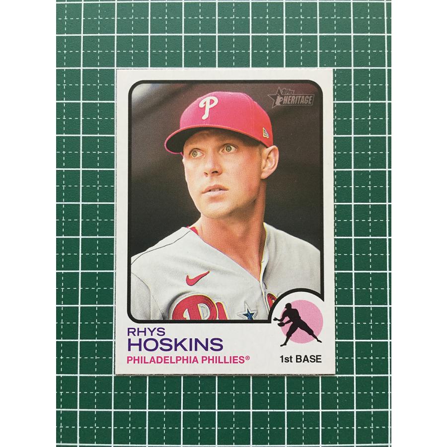 ★TOPPS MLB 2022 HERITAGE #326 RHYS HOSKINS[PHILADELPHIA PHILLIES]ベースカード「BASE」★ : カードショップ テソーロ ...