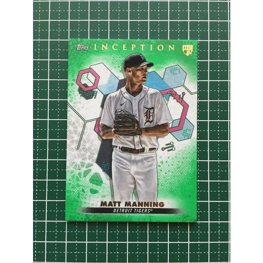 ★TOPPS MLB 2022 INCEPTION #43 MATT MANNING[DETROIT TIGERS]GREEN パラレル版 ...