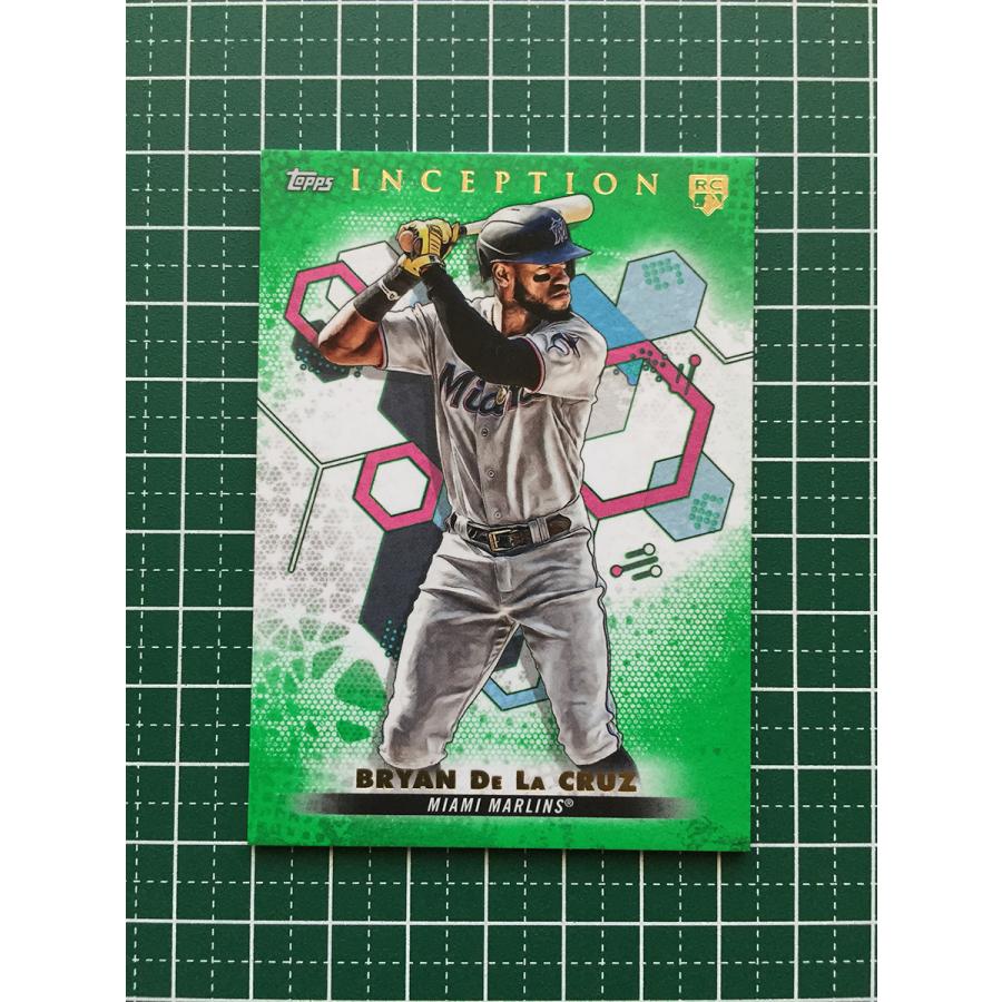 ★TOPPS MLB 2022 INCEPTION #55 BRYAN DE LA CRUZ[MIAMI MARLINS]GREEN パラレル ...