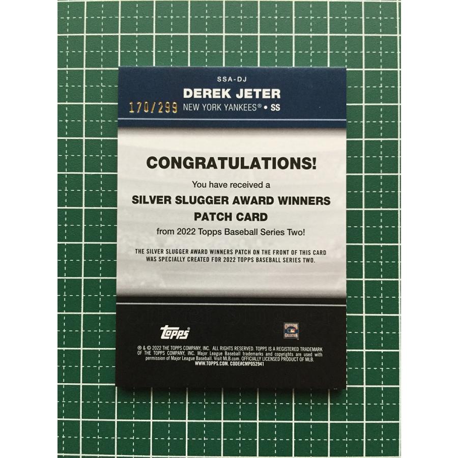 ★TOPPS MLB 2022 SERIES 2 #SSA-DJ DEREK JETER[NEW YORK YANKEES]メモラビリアカード ...
