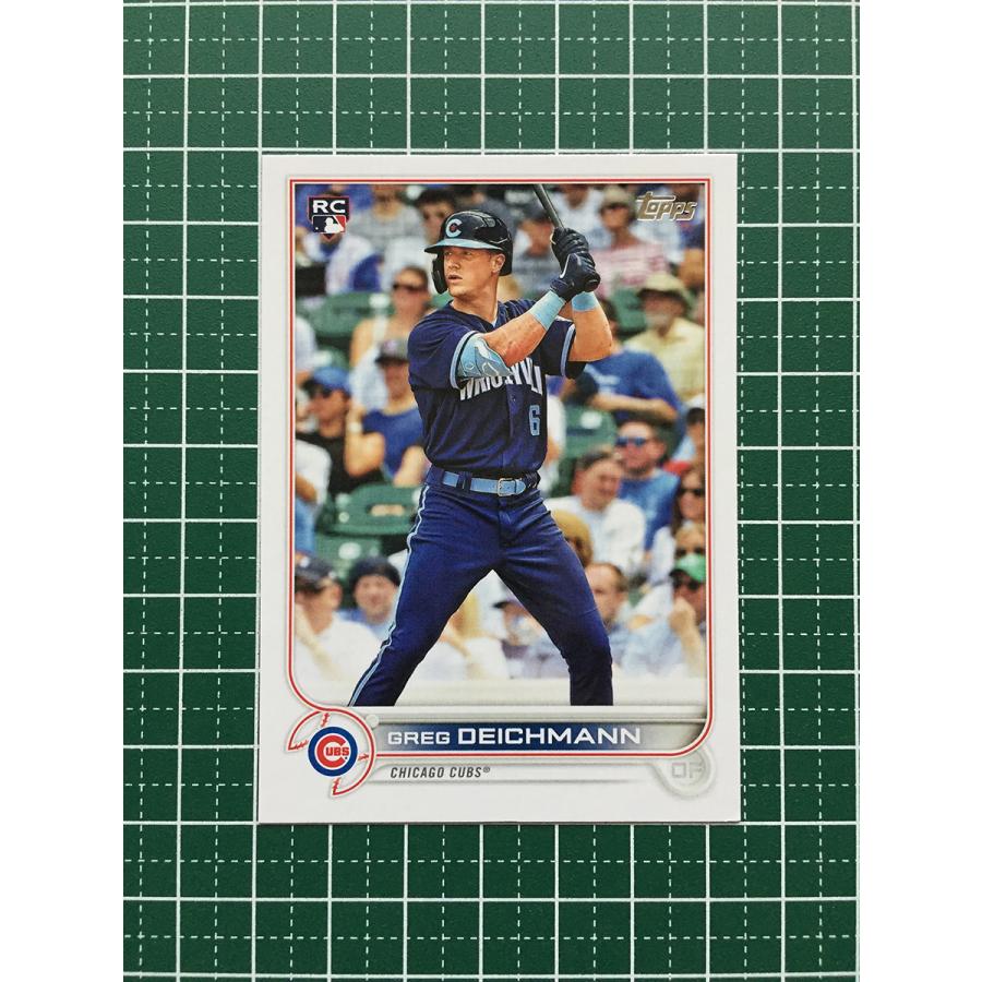 ★TOPPS MLB 2022 SERIES 2 #395 GREG DEICHMANN[CHICAGO CUBS]ベースカード「BASE ...