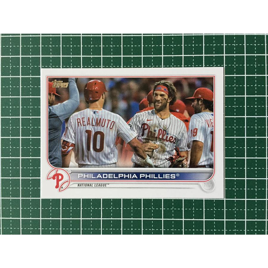 ★TOPPS MLB 2022 SERIES 2 #501 BRYCE HARPER／J.T. REALMUTO[PHILADELPHIA PHILLIES]ベースカード「BASE ...