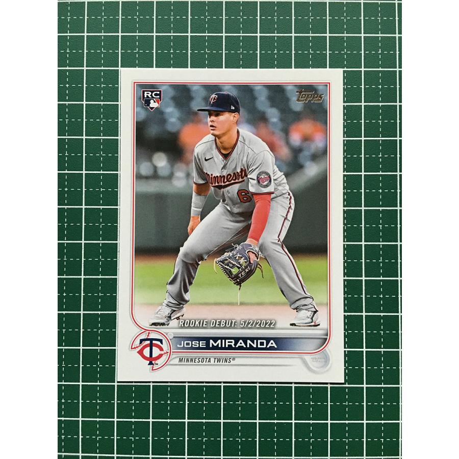 ★TOPPS MLB 2022 UPDATE #US5 JOSE MIRANDA[MINNESOTA TWINS]ベースカード「RD」ルーキー「RC」★ :2022-MLB-UPDATE ...