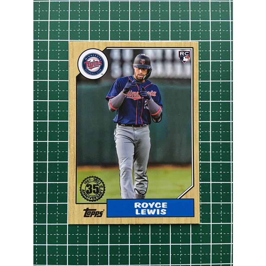 ★TOPPS MLB 2022 UPDATE #87TBU-3 ROYCE LEWIS[MINNESOTA TWINS]インサートカード「1987 TOPPS BASEBALL」ルーキー「RC ...