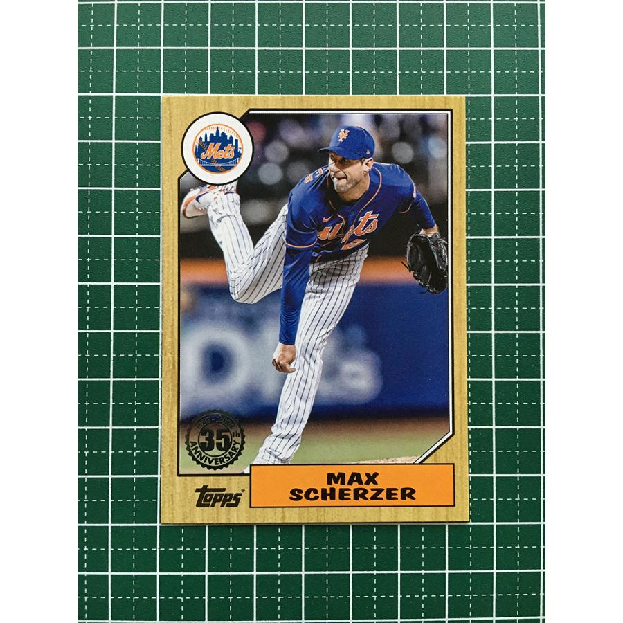 ★TOPPS MLB 2022 UPDATE #87TBU-4 MAX SCHERZER[NEW YORK METS]インサートカード「1987 TOPPS BASEBALL」★ :2022 ...