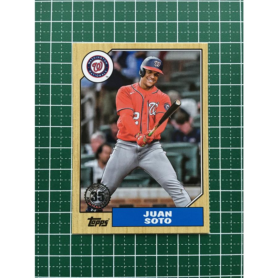 ★TOPPS MLB 2022 UPDATE #87TBU-22 JUAN SOTO[WASHINGTON NATIONALS]インサートカード「1987 TOPPS BASEBALL ...