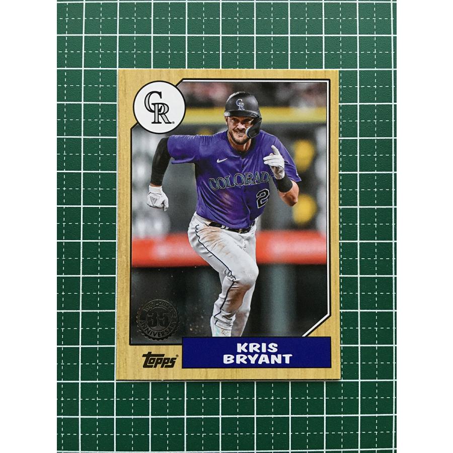 ★TOPPS MLB 2022 UPDATE #87TBU-30 KRIS BRYANT[COLORADO ROCKIES]インサートカード ...