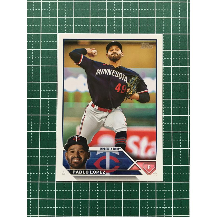 ★TOPPS MLB 2023 UPDATE #US117 PABLO LOPEZ[MINNESOTA TWINS]ベースカード「BASE ...