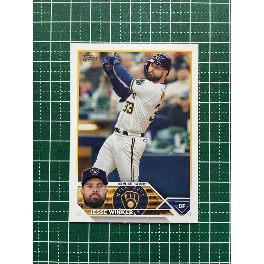 ★TOPPS MLB 2023 UPDATE #US319 JESSE WINKER[MILWAUKEE BREWERS]ベースカード ...