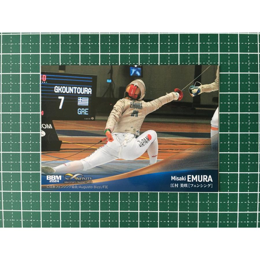 ★BBM 2024 スポーツトレーディングカード INFINITY #60 江村美咲[フェンシング／サーブル／立飛ホールディングス]レギュラーカード★ : bbm-2024-infinity ...
