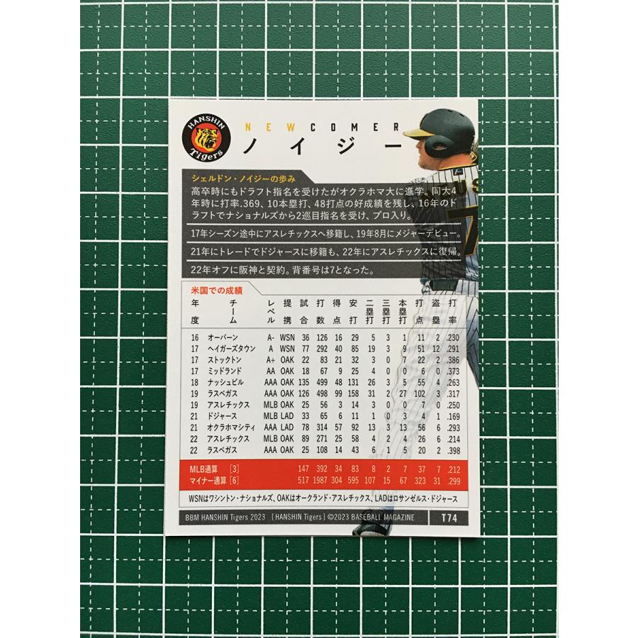 ★BBM 2023 ベースボールカード #T74 シェルドン・ノイジー[阪神タイガース]レギュラーカード「NEWCOMER」★ : カードショップ テソーロ ヤフー店 - 通販 - Yahoo ...