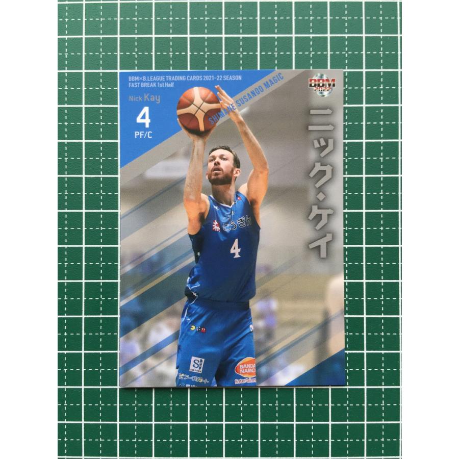 ★BBM Bリーグ 2021-22 FAST BREAK 1st HALF #059 ニック・ケイ[島根スサノオマジック]レギュラーカード★ :BLEAGUE-2021-22-059:カード ...