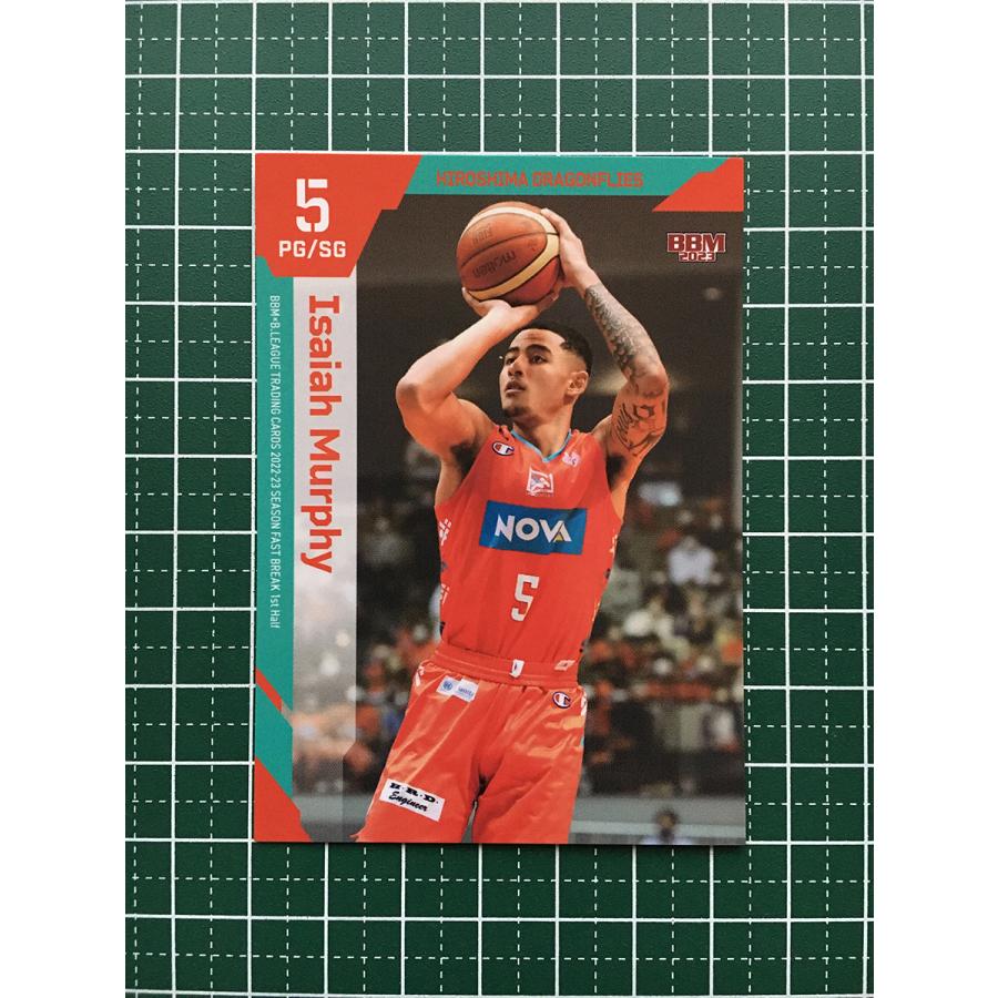 ★BBM B.LEAGUE 2022-23 FAST BREAK 1st HALF #068 アイザイア・マーフィー[広島ドラゴンフライズ]レギュラーカード★ :BLEAGUE-2022-23 ...