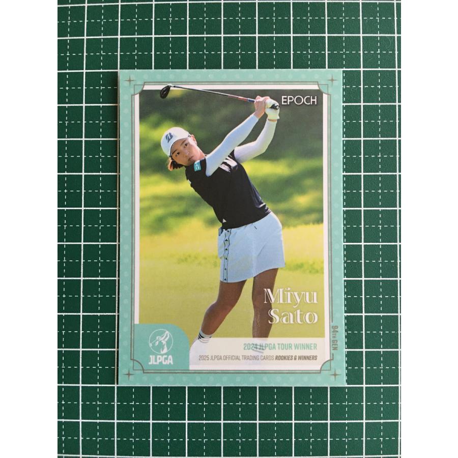 ★EPOCH 2025 JLPGA 女子ゴルフ ROOKIES & WINNERS #17 佐藤心結[ニトリ]レギュラーカード★ : カードショップ テソーロ ヤフー店 - 通販 ...