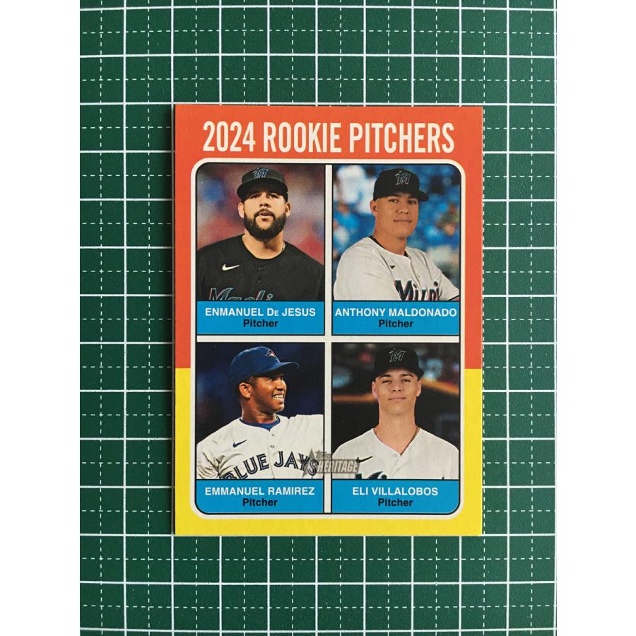 ★TOPPS MLB 2024 HERITAGE HIGH NUMBER #618 ENMANUEL DE JESUS／ANTHONY ...