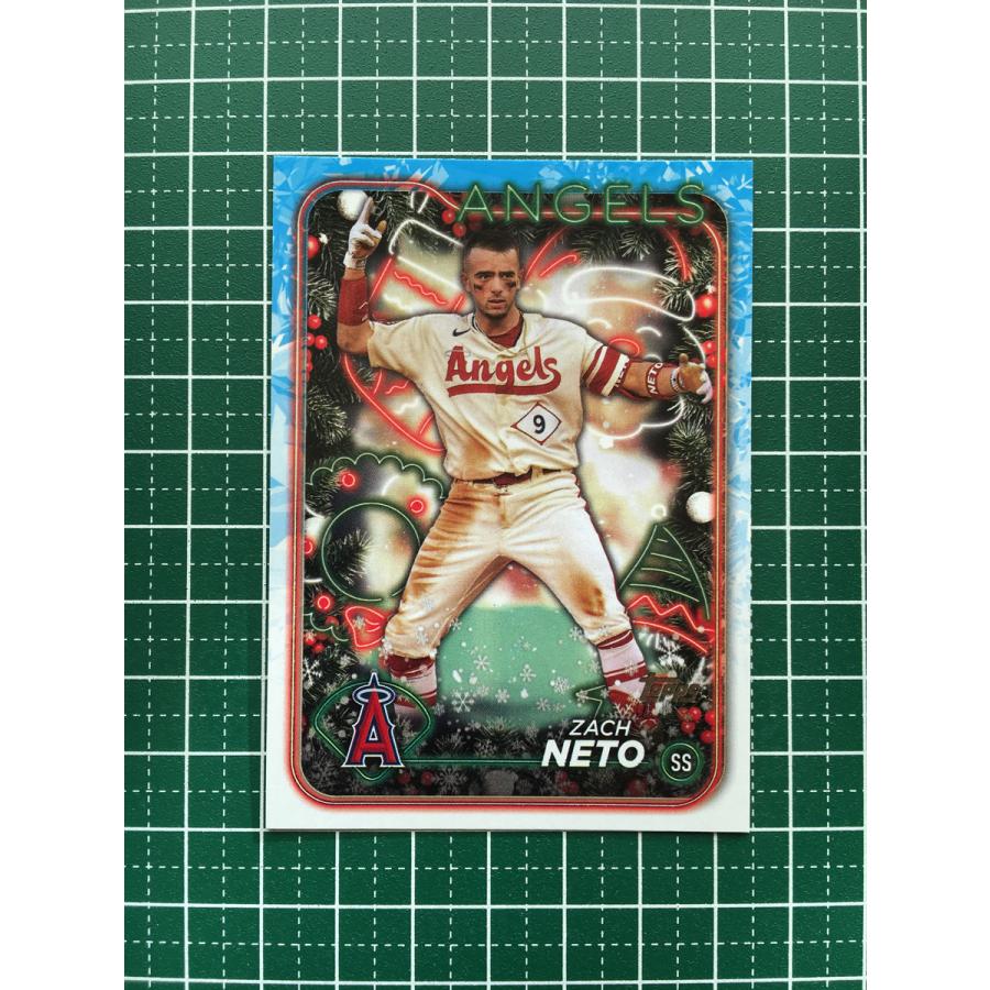 ★TOPPS MLB 2024 HOLIDAY #H157 ZACH NETO[LOS ANGELES ANGELS]ベースカード「BASE ...