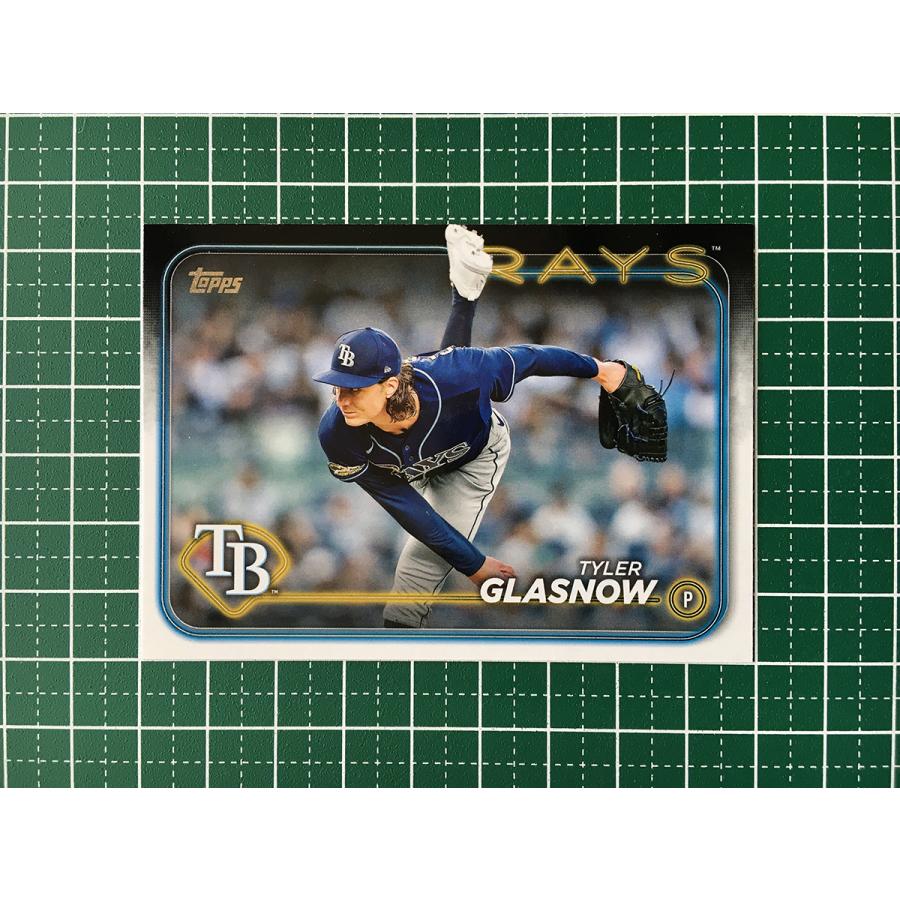 ★TOPPS MLB 2024 SERIES 1 #89 TYLER GLASNOW[TAMPA BAY RAYS]ベースカード「BASE ...