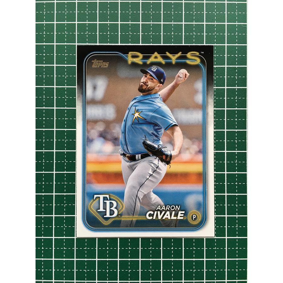 ★TOPPS MLB 2024 SERIES 1 #170 AARON CIVALE[TAMPA BAY RAYS]ベースカード「BASE ...
