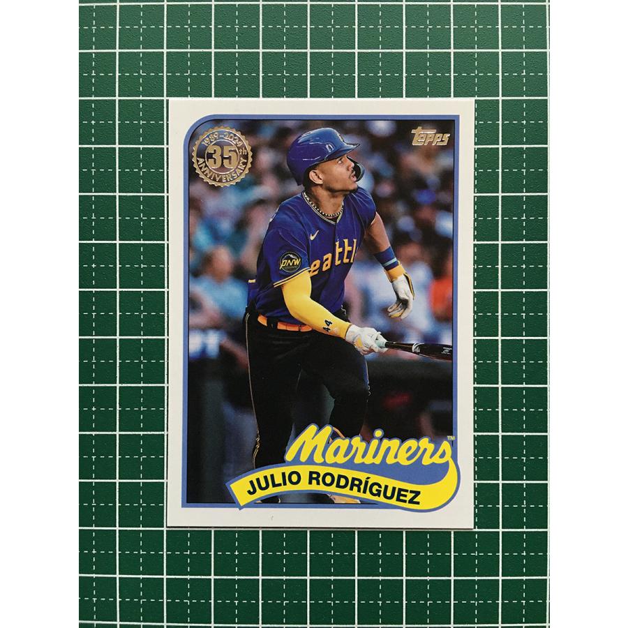 ★TOPPS MLB 2024 SERIES 1 #89B-66 JULIO RODRIGUEZ[SEATTLE MARINERS]インサート ...