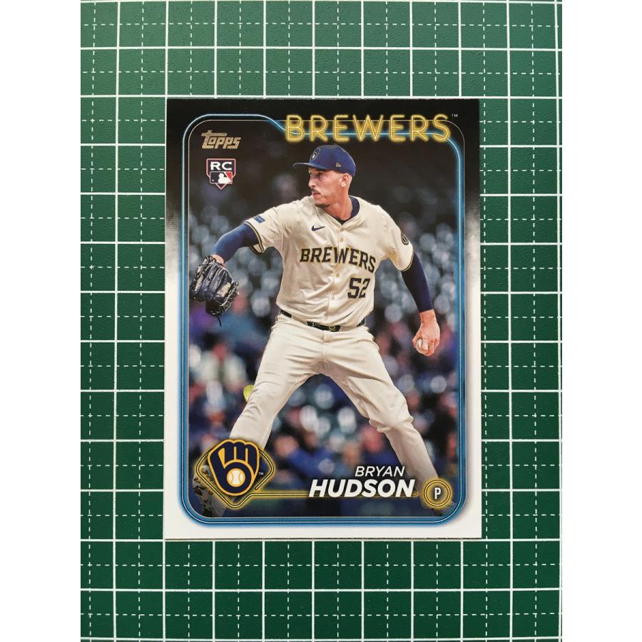 ★TOPPS MLB 2024 UPDATE #US105 BRYAN HUDSON[MILWAUKEE BREWERS]ベースカード ...