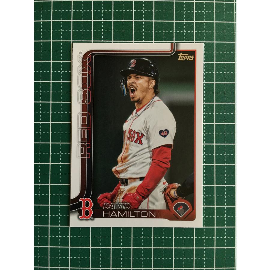 ★TOPPS MLB 2025 SERIES 1 #199 DAVID HAMILTON[BOSTON RED SOX]ベースカード「BASE ...