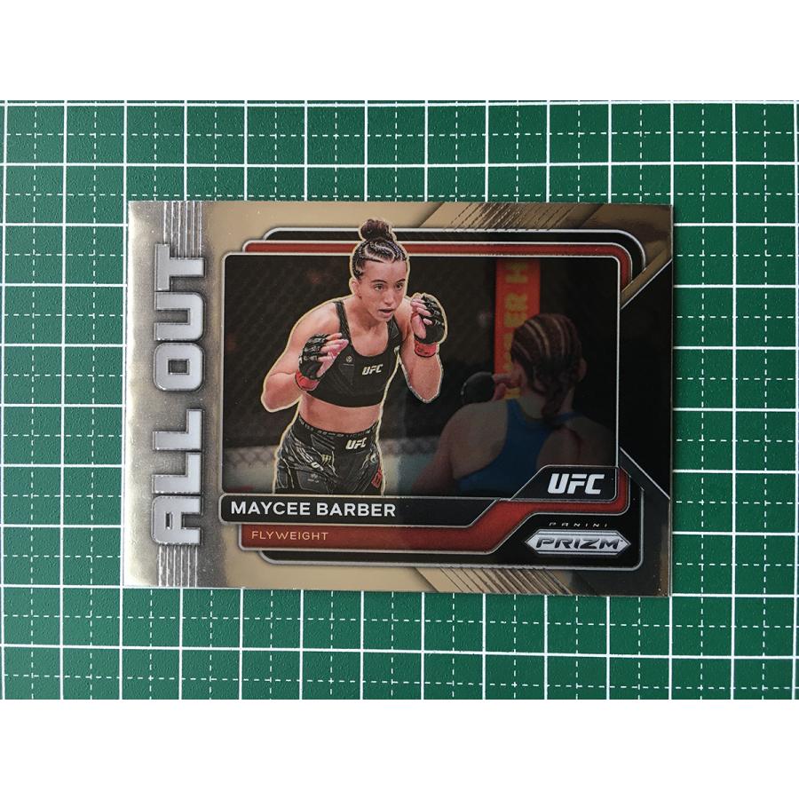 ★PANINI 2023 UFC PRIZM #25 MAYCEE BARBER[FLYWEIGHT]インサートカード「ALL OUT ...