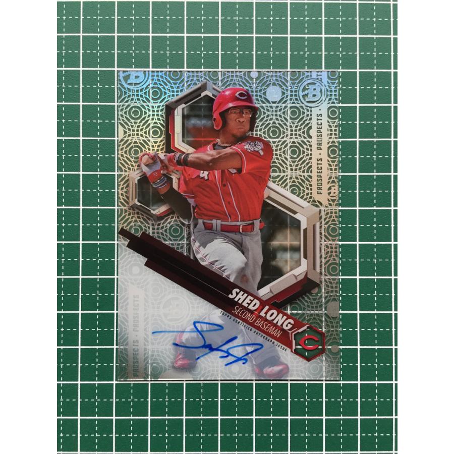 ★TOPPS MLB 2018 BOWMAN HIGH TEK #PHT-SL SHED LONG[CINCINNATI REDS]直筆サイン ...