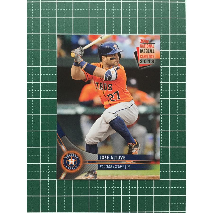 ★TOPPS 2018 MLB NATIONAL BASEBALL CARD DAY #6 JOSE ALTUVE[HOUSTON ...