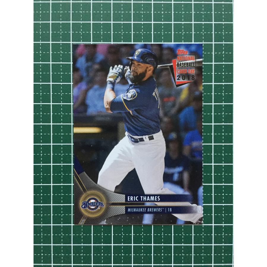 ★TOPPS 2018 MLB NATIONAL BASEBALL CARD DAY #23 ERIC THAMES[MILWAUKEE ...