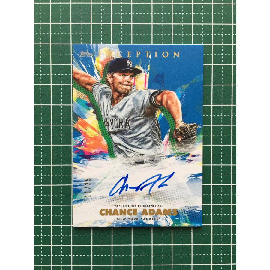 ★TOPPS MLB 2020 INCEPTION #RESA-CA CHANCE ADAMS[NEW YORK YANKEES]直筆サイン ...