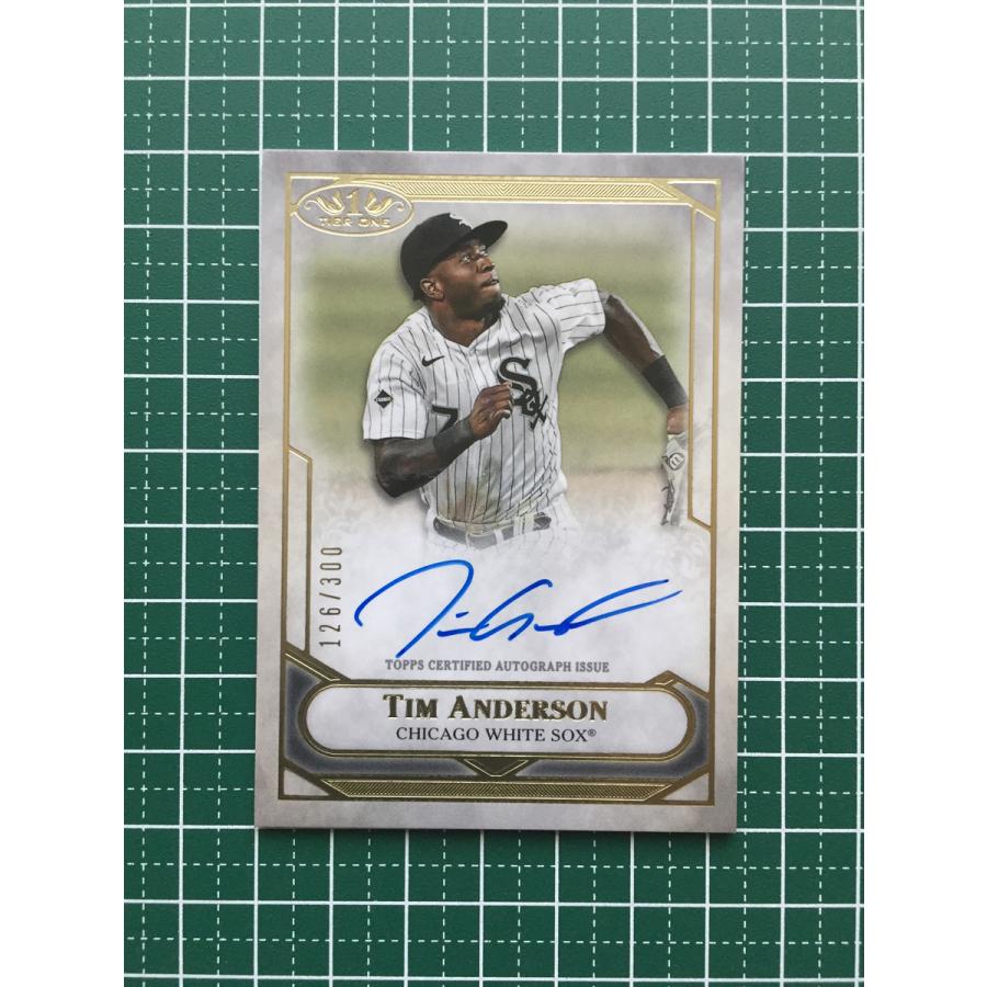 ★TOPPS MLB 2021 TIER ONE #T1TA-TA TIM ANDERSON[CHICAGO WHITE SOX]直筆サイン ...