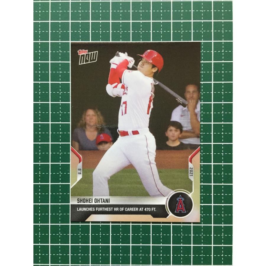 ★TOPPS MLB 2021 TOPPS NOW #329 大谷翔平／SHOHEI OHTANI[LOS ANGELES ANGELS]24 ...