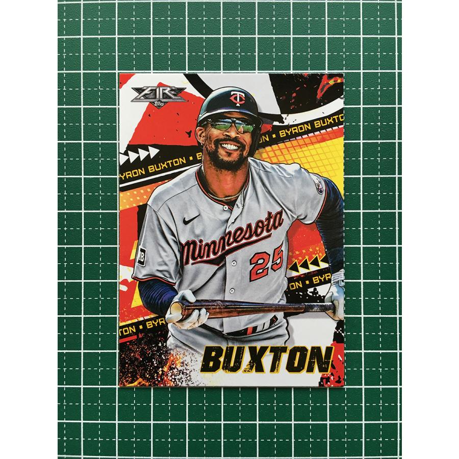 ★TOPPS MLB 2022 FIRE #5 BYRON BUXTON[MINNESOTA TWINS]ベースカード「BASE ...