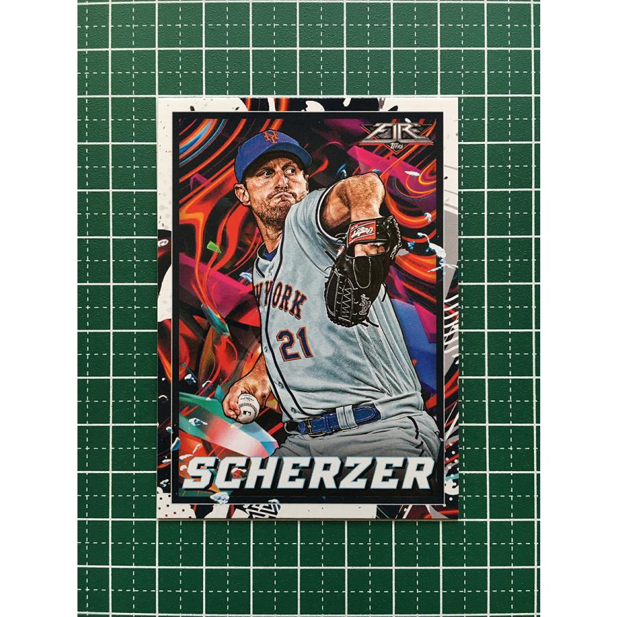 ★TOPPS MLB 2022 FIRE #7 MAX SCHERZER[NEW YORK METS]ベースカード「BASE」★ : カード ...