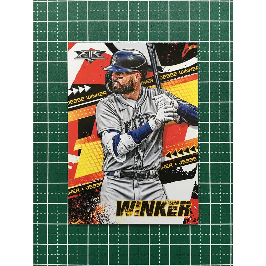 ★TOPPS MLB 2022 FIRE #9 JESSE WINKER[SEATTLE MARINERS]ベースカード「BASE ...
