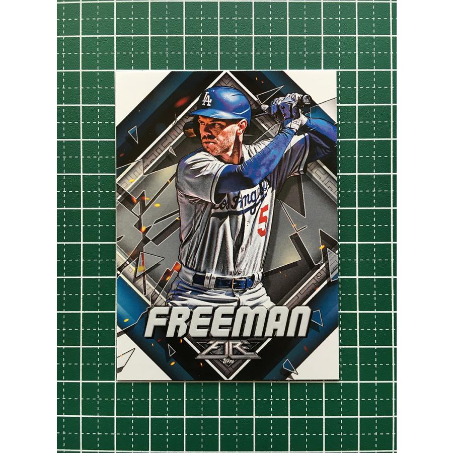 ★TOPPS MLB 2022 FIRE #33 FREDDIE FREEMAN[LOS ANGELES DODGERS]ベースカード ...