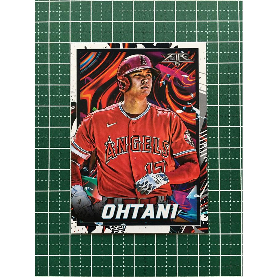 ★TOPPS MLB 2022 FIRE #35 大谷翔平／SHOHEI OHTANI[LOS ANGELES ANGELS]ベースカード ...