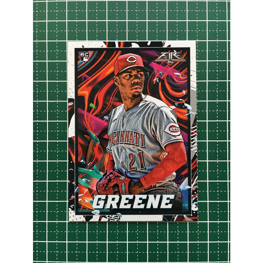 ★TOPPS MLB 2022 FIRE #45 HUNTER GREENE[CINCINNATI REDS]ベースカード「BASE」ルーキー ...