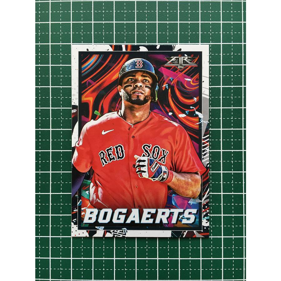★TOPPS MLB 2022 FIRE #54 XANDER BOGAERTS[BOSTON RED SOX]ベースカード「BASE ...