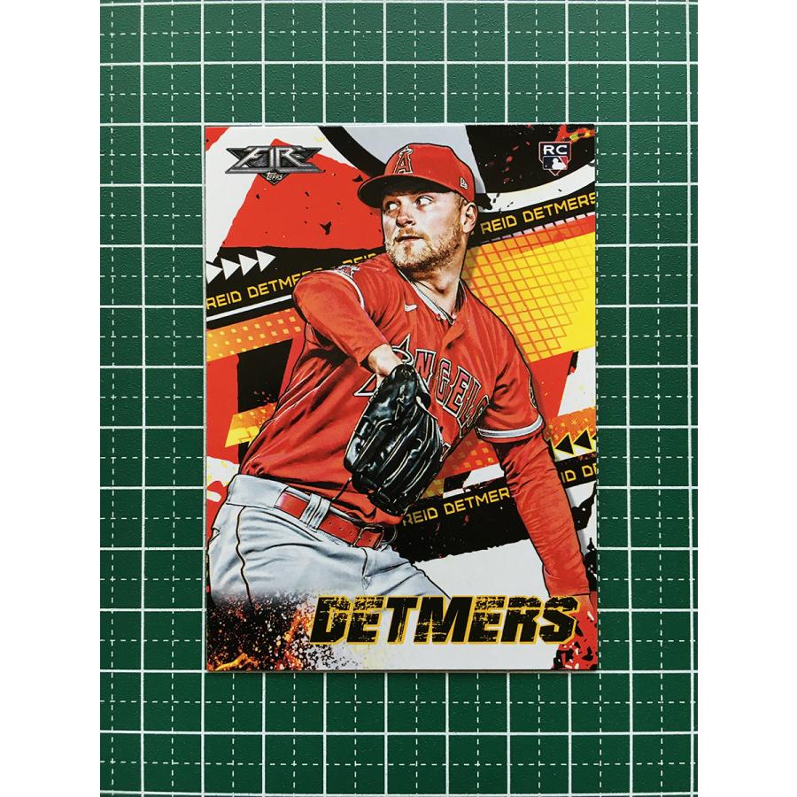 ★TOPPS MLB 2022 FIRE #55 REID DETMERS[LOS ANGELES ANGELS]ベースカード「BASE ...