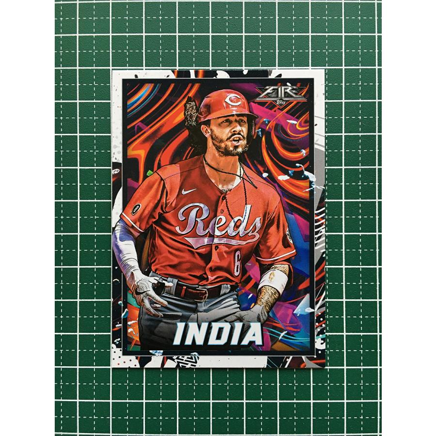 ★TOPPS MLB 2022 FIRE #59 JONATHAN INDIA[CINCINNATI REDS]ベースカード「BASE ...
