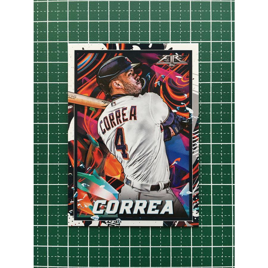 ★TOPPS MLB 2022 FIRE #70 CARLOS CORREA[MINNESOTA TWINS]ベースカード「BASE ...