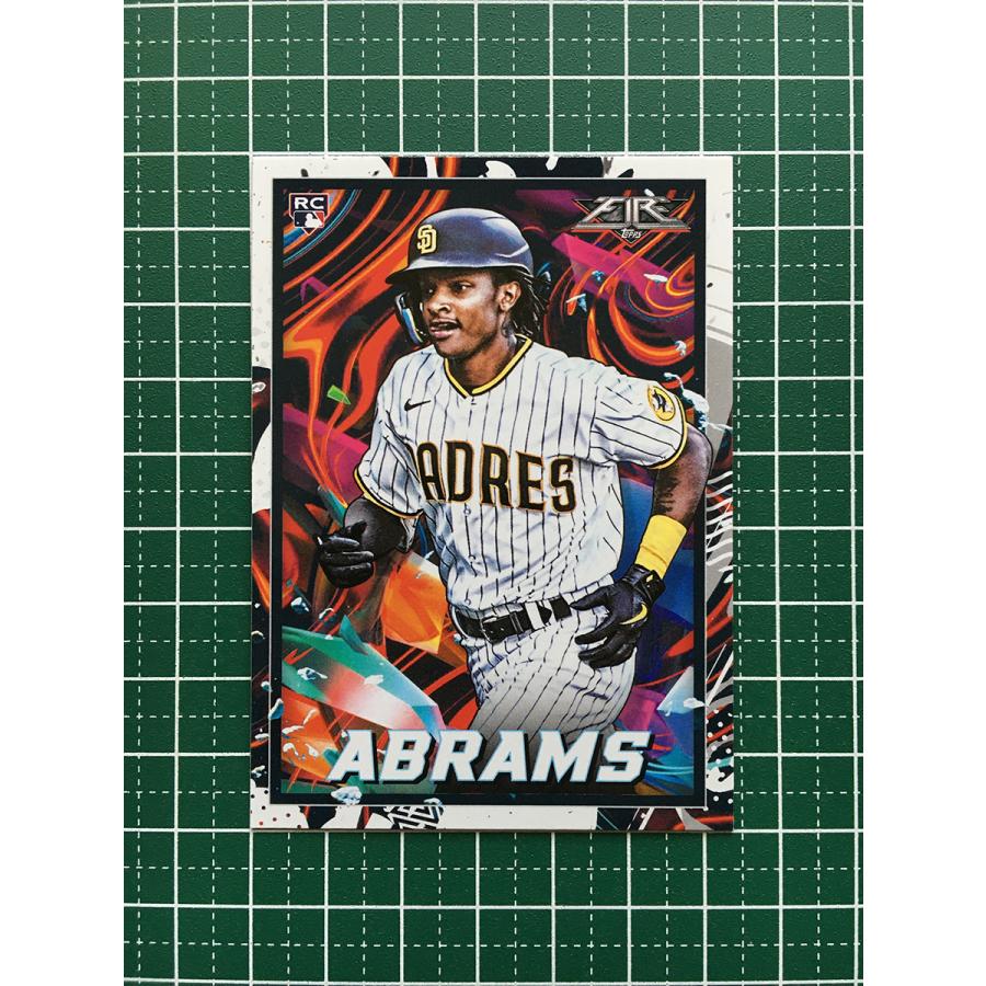 ★TOPPS MLB 2022 FIRE #79 CJ ABRAMS[SAN DIEGO PADRES]ベースカード「BASE」ルーキー「RC ...