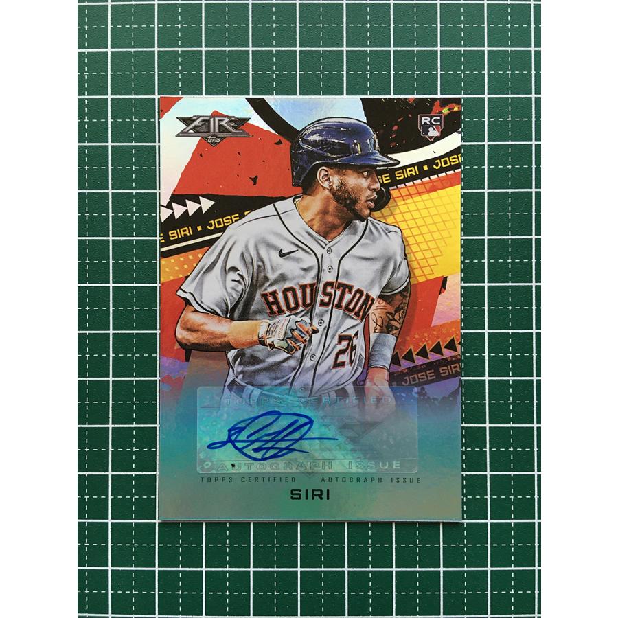 ★TOPPS MLB 2022 FIRE #FA-JSI JOSE SIRI[HOUSTON ASTROS]直筆サインカード auto ...