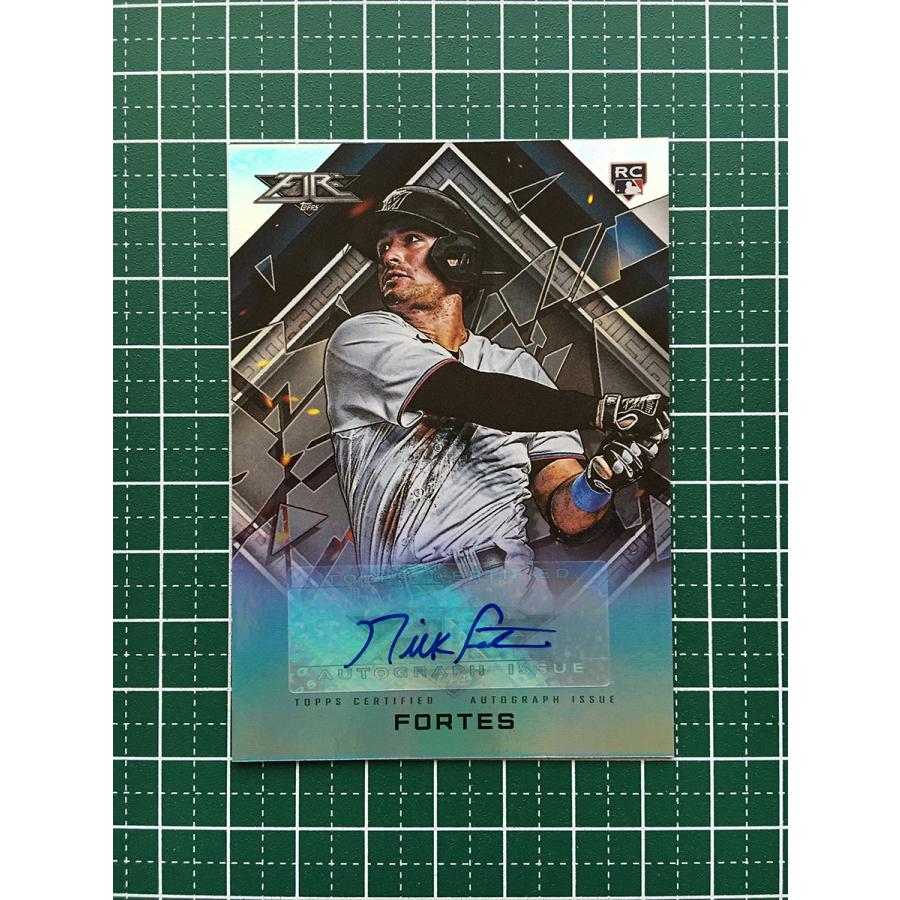 ★TOPPS MLB 2022 FIRE #FA-NF NICK FORTES[MIAMI MARLINS]直筆サインカード auto ...